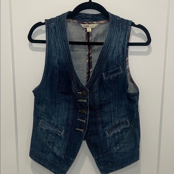 CAbi | Jackets & Coats | Cabi Denim Vest | Poshmark